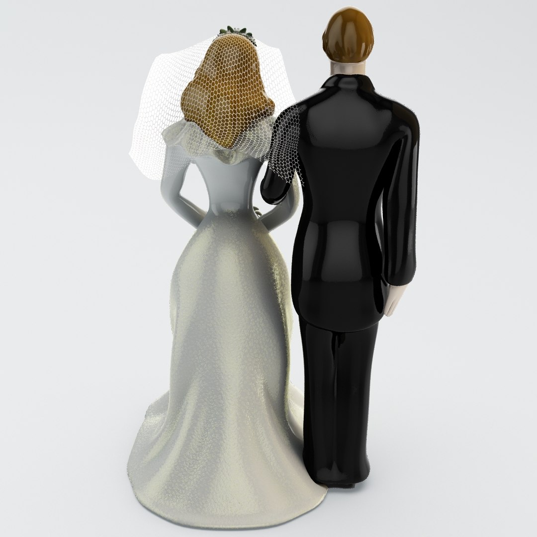 Max Wedding Cake Topper