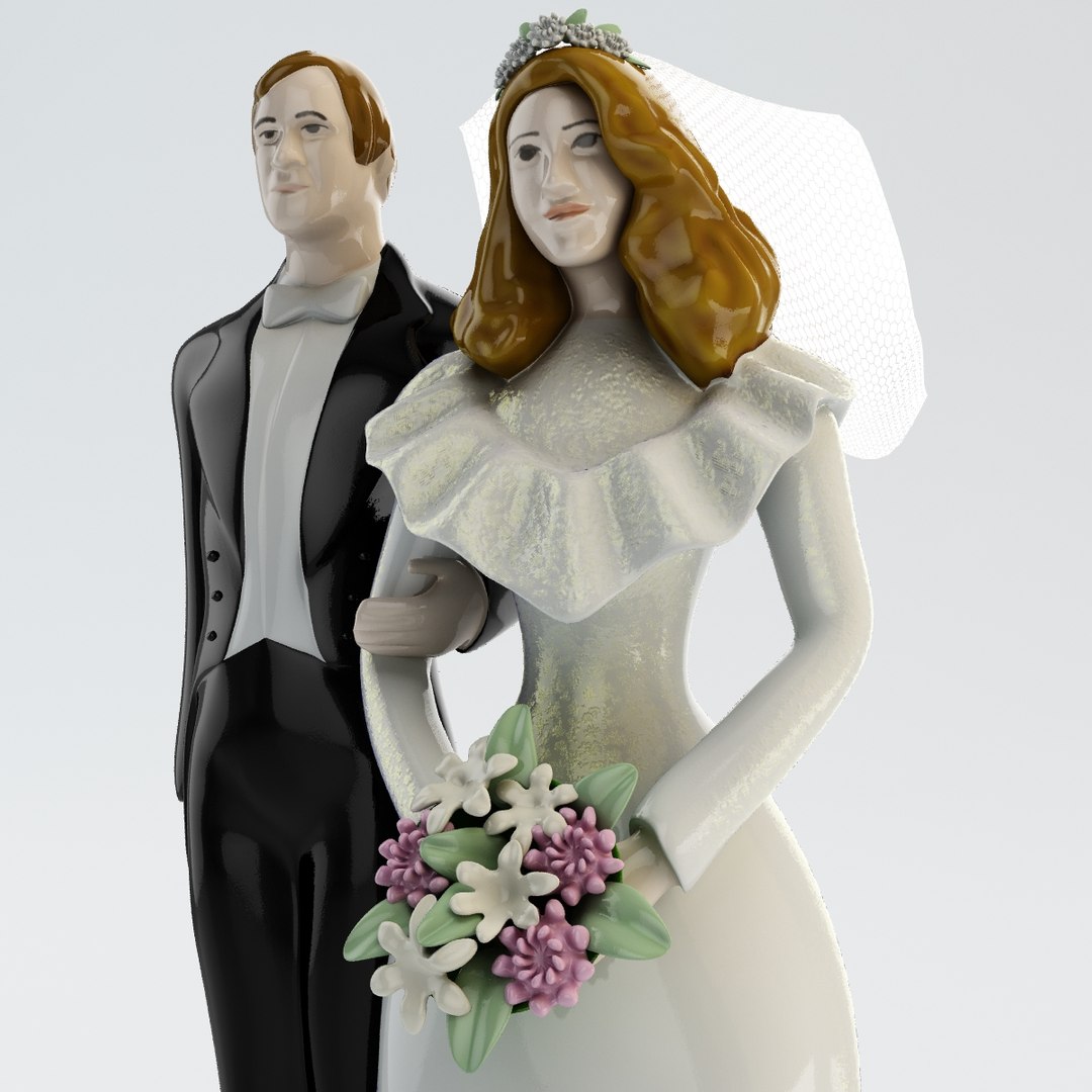 Max Wedding Cake Topper