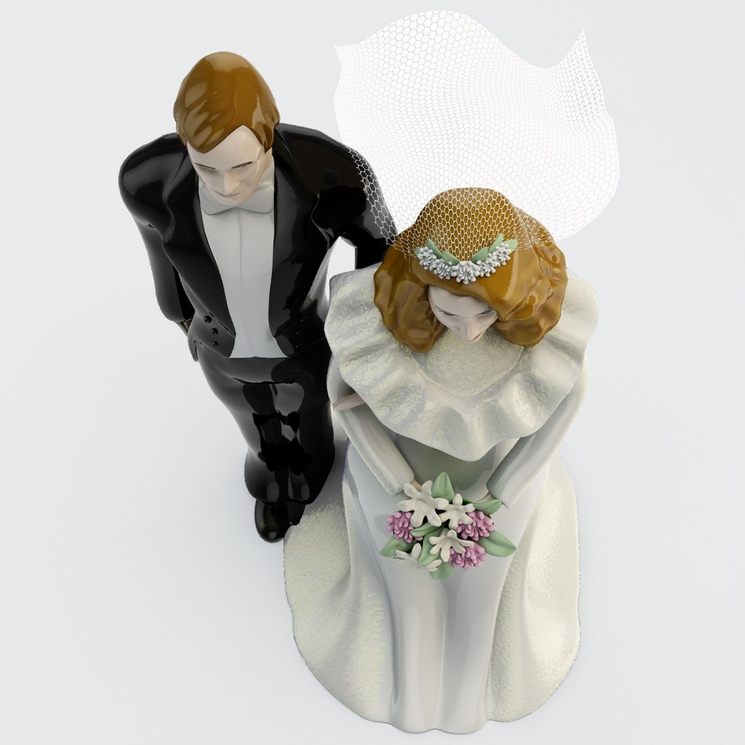 Max Wedding Cake Topper