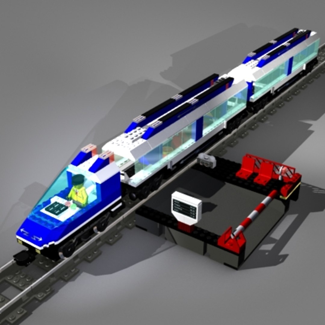 Lego Train 3d Model