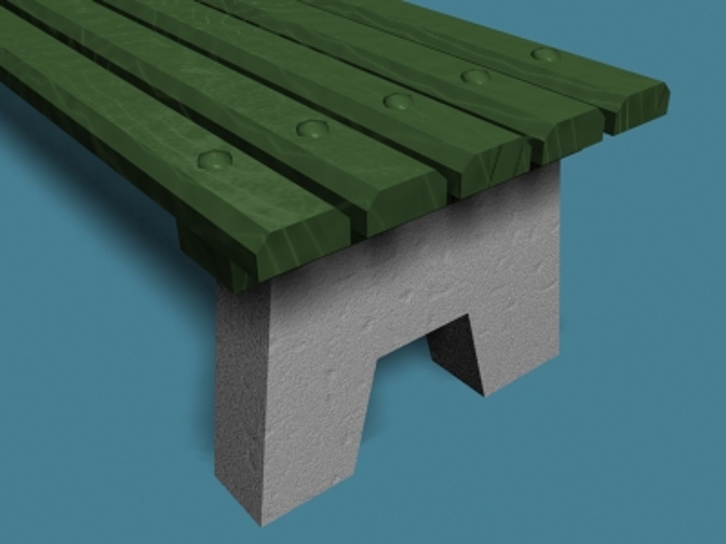 3d Fence Bench