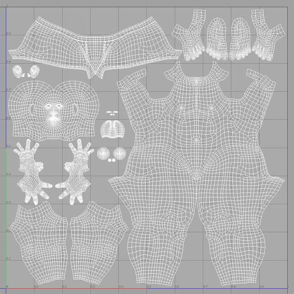 male body 3d model