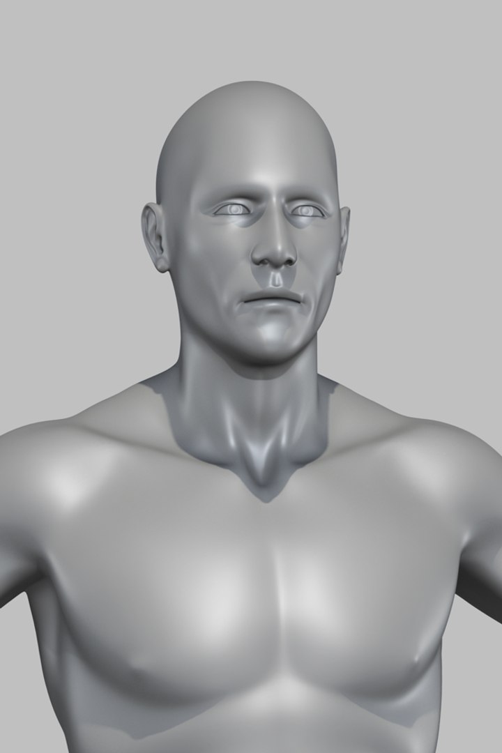 Male Body 3d Model