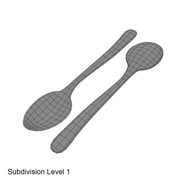 spoon 3d model