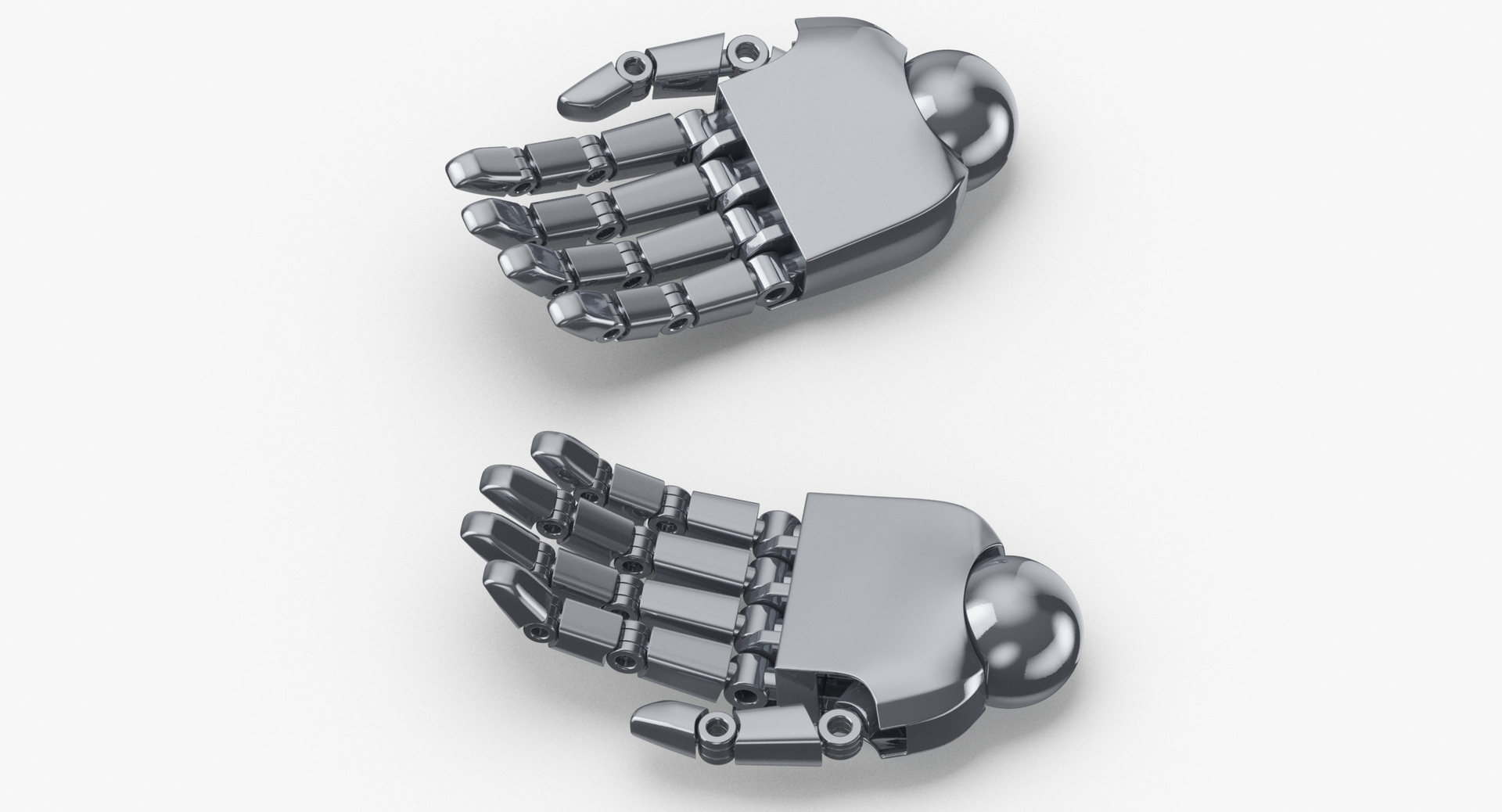 Robot Hands 01 Natural Model - TurboSquid 1445696