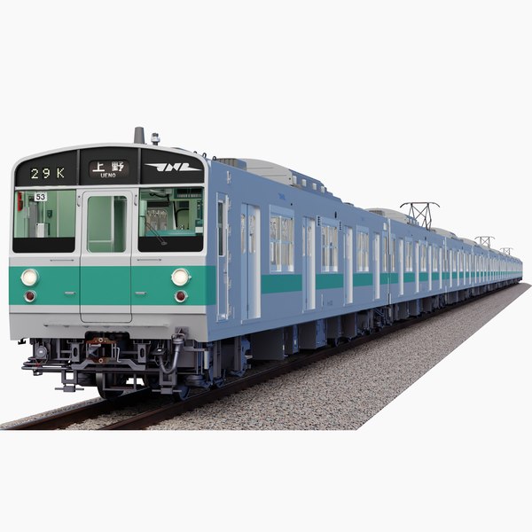 Realistic Rigged Train Japanese Locomotive Detailed Interior Exterior ...