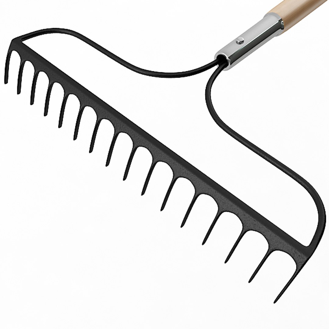Garden Rake 3D Model - TurboSquid 1302008