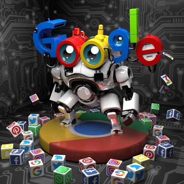modèle 3D de Robot Cyberpunk de l'application Google modèle 3D ...