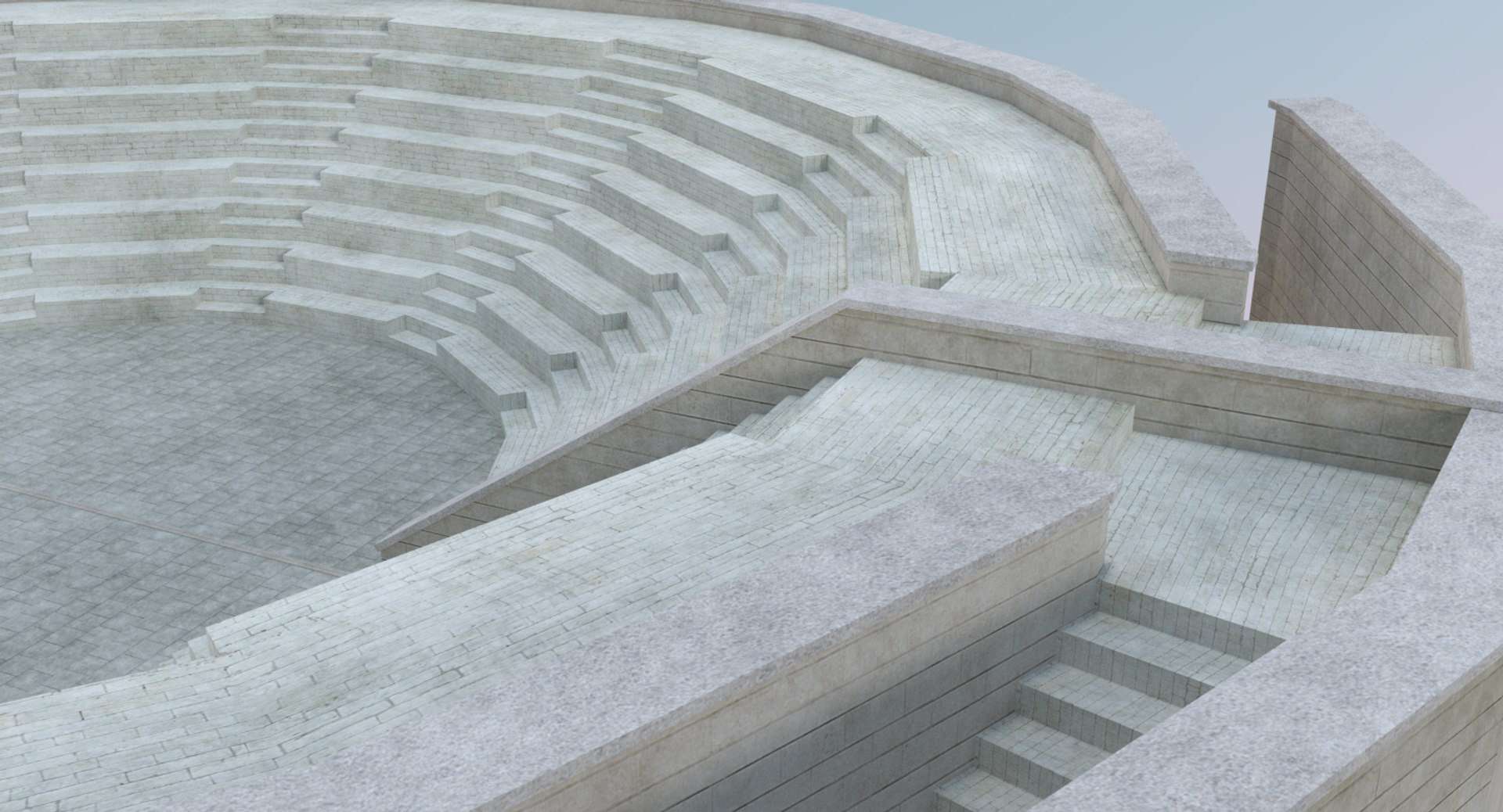 3D Ancient Amphitheatre Model - TurboSquid 1174128