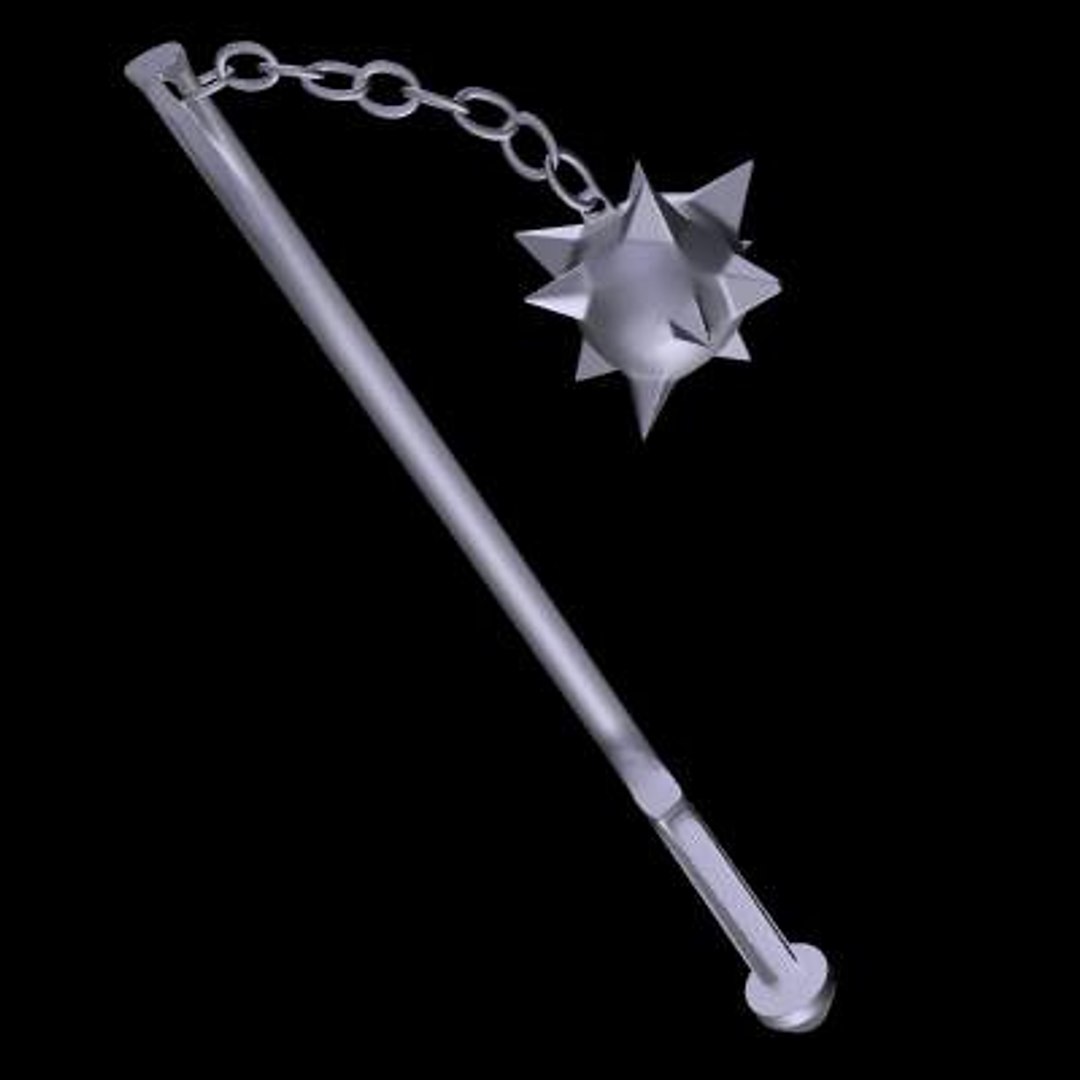medieval flail 3d model