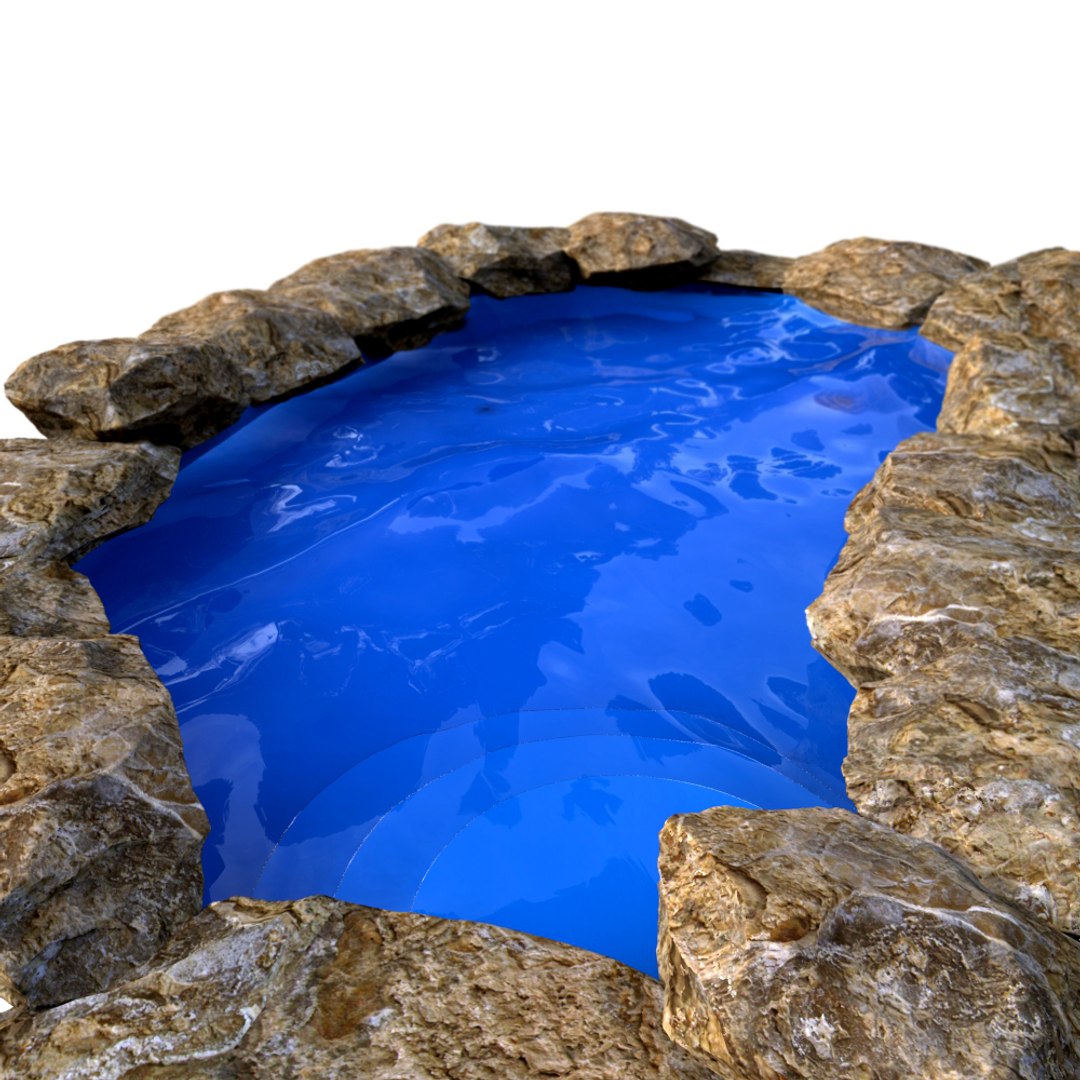 3ds Max Lagoon Pool