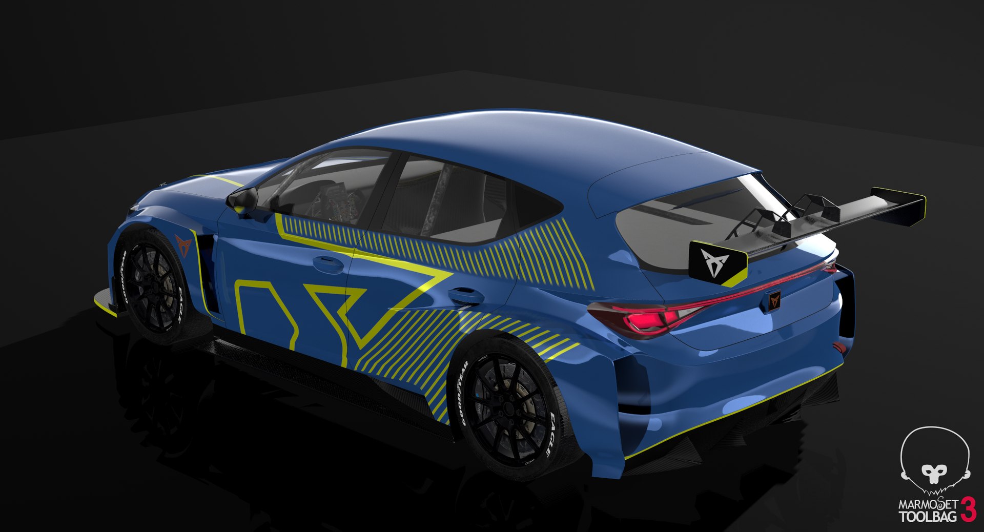 Cupra EKS FIA ETCR 3D - TurboSquid 2089843