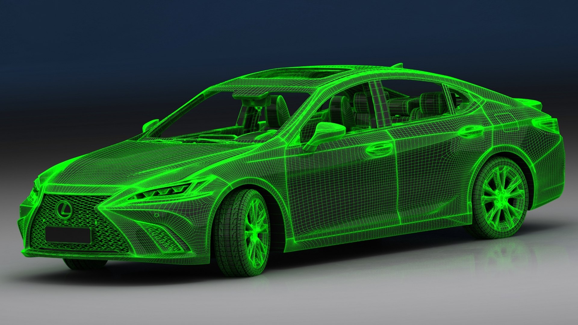 3D lexus es 2019 interior - TurboSquid 1364266