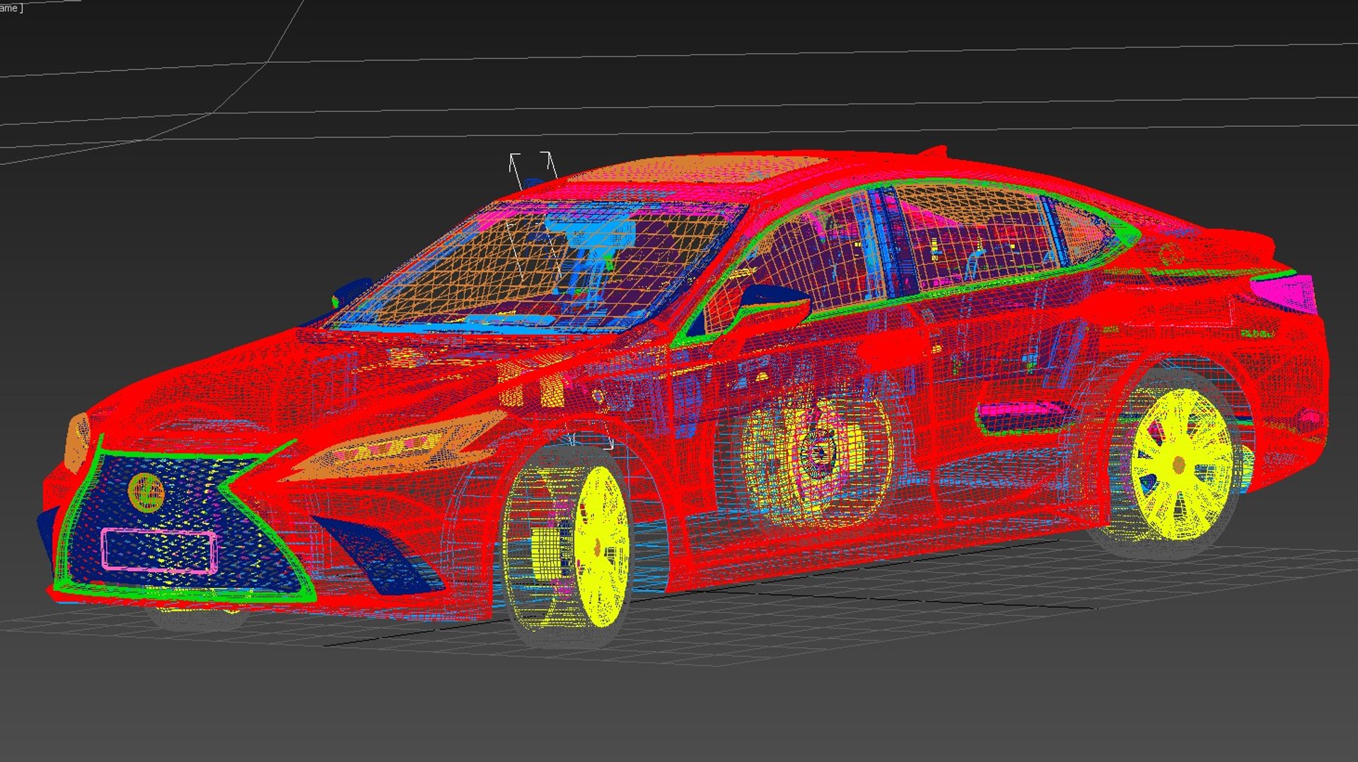 3D lexus es 2019 interior - TurboSquid 1364266