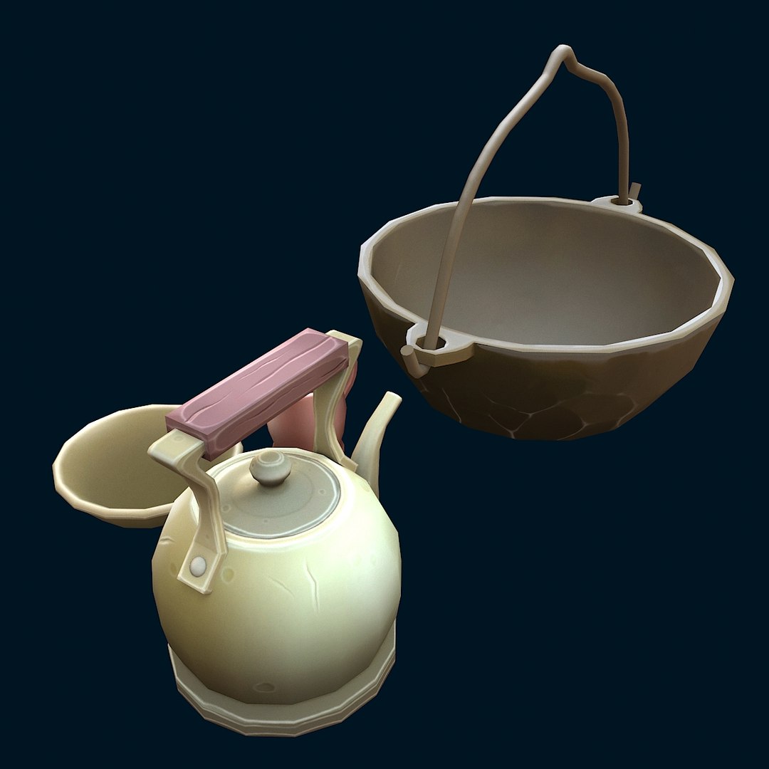 Stylized Dishes 3D - TurboSquid 1625148