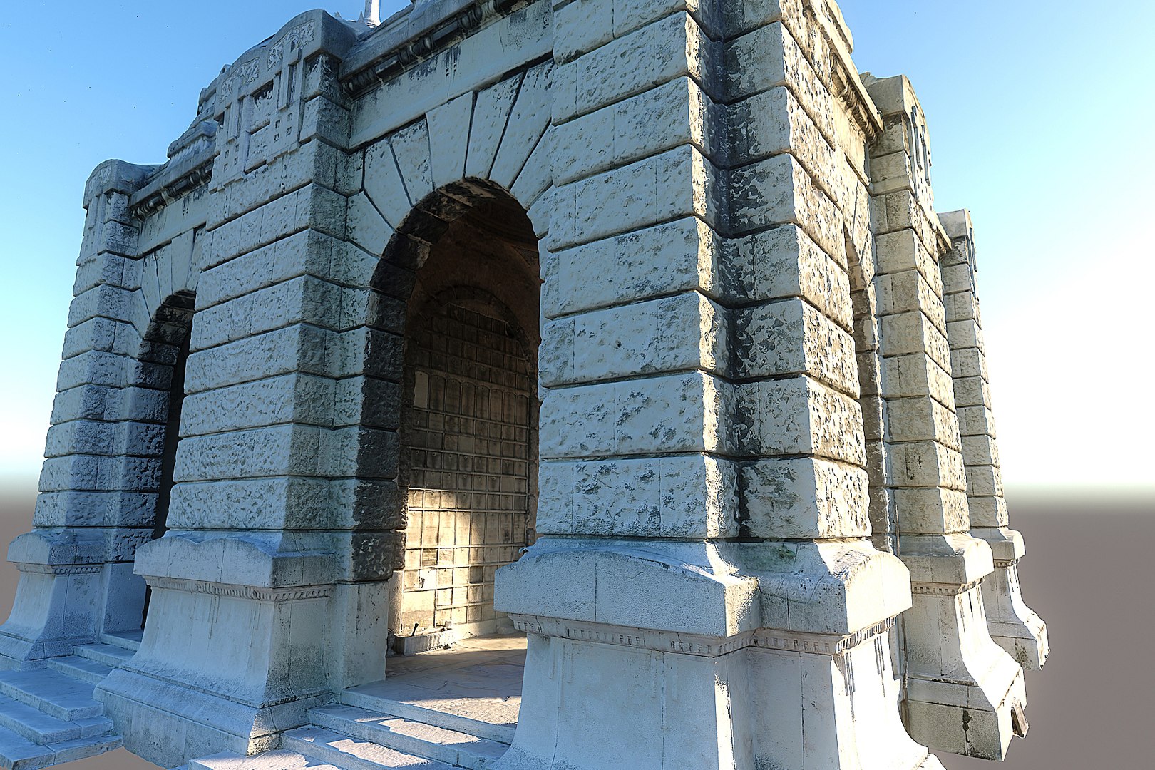 3D Cemetery Mausoleum Model - TurboSquid 1617919