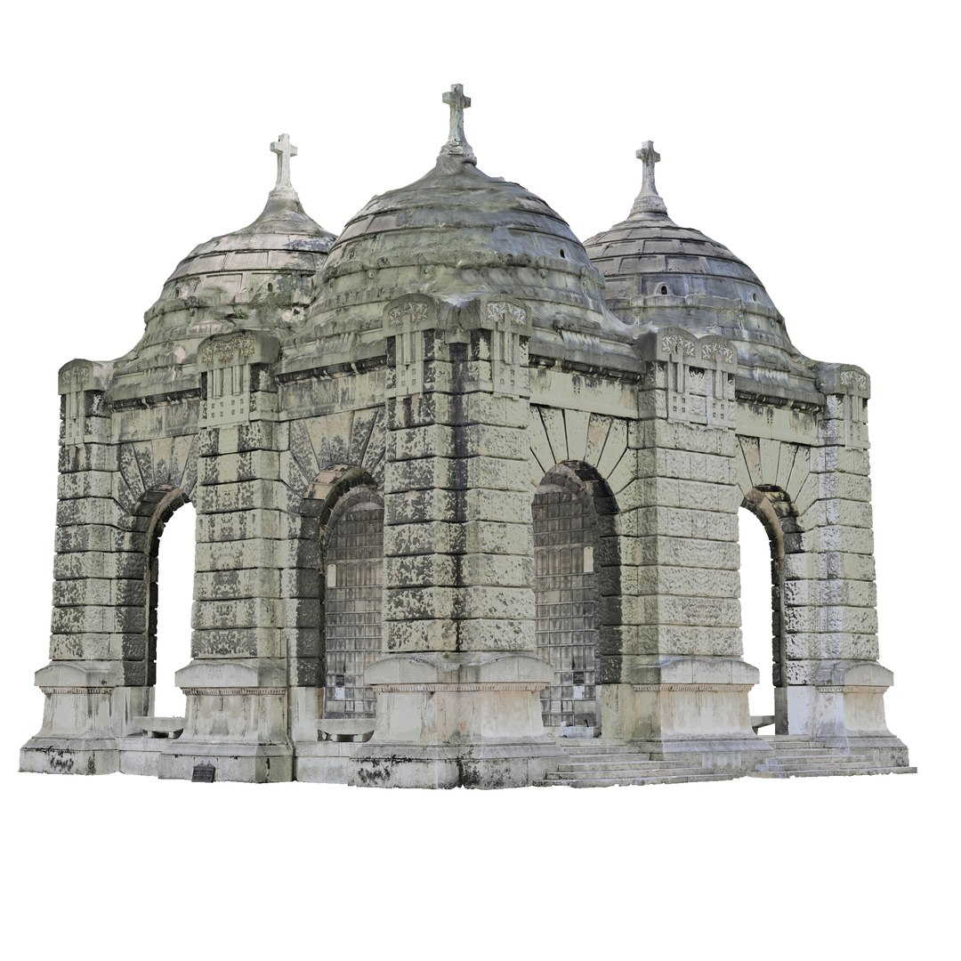 3D Cemetery Mausoleum Model - TurboSquid 1617919