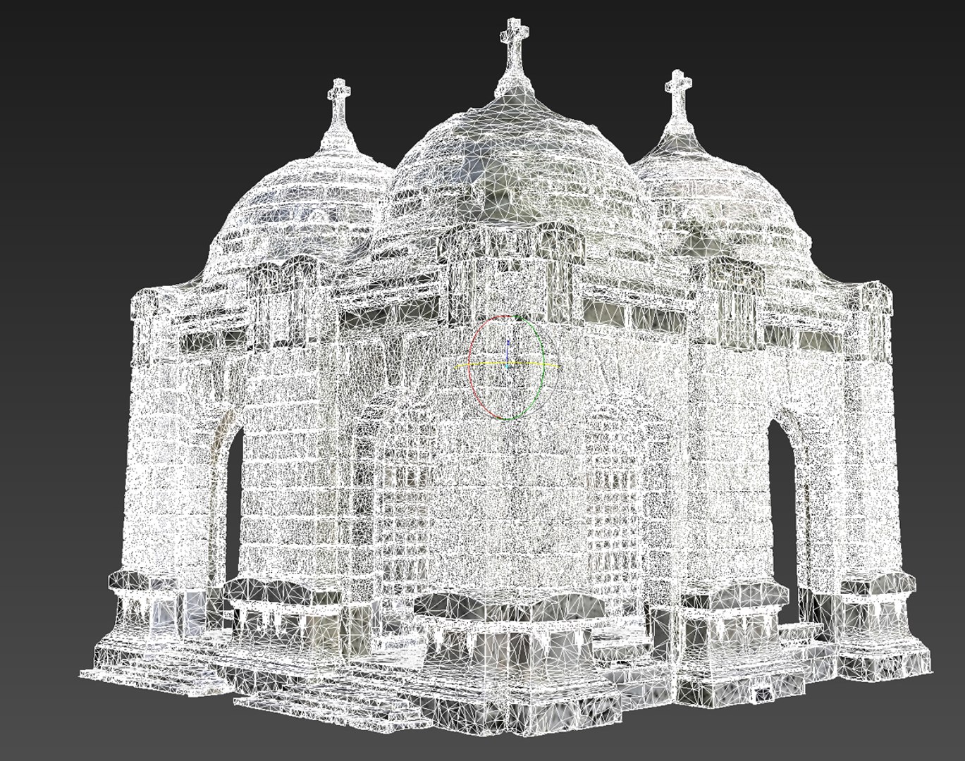 3D Cemetery Mausoleum Model - TurboSquid 1617919