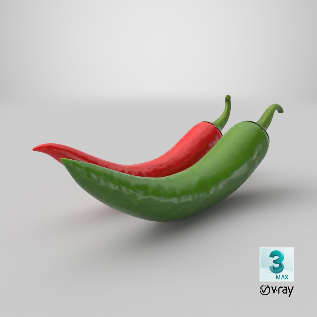 Chili Pepper 3D Model - TurboSquid 2252528