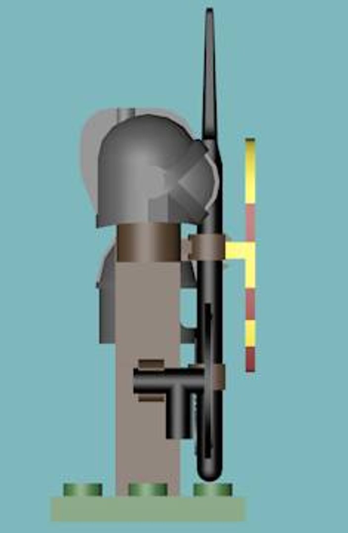 3d Model Lego Weapon Rack