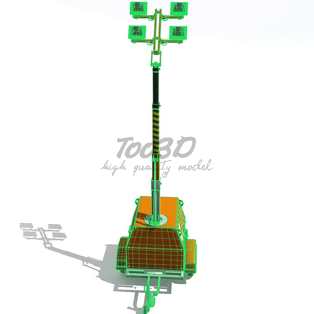 Light Tower 3d Model