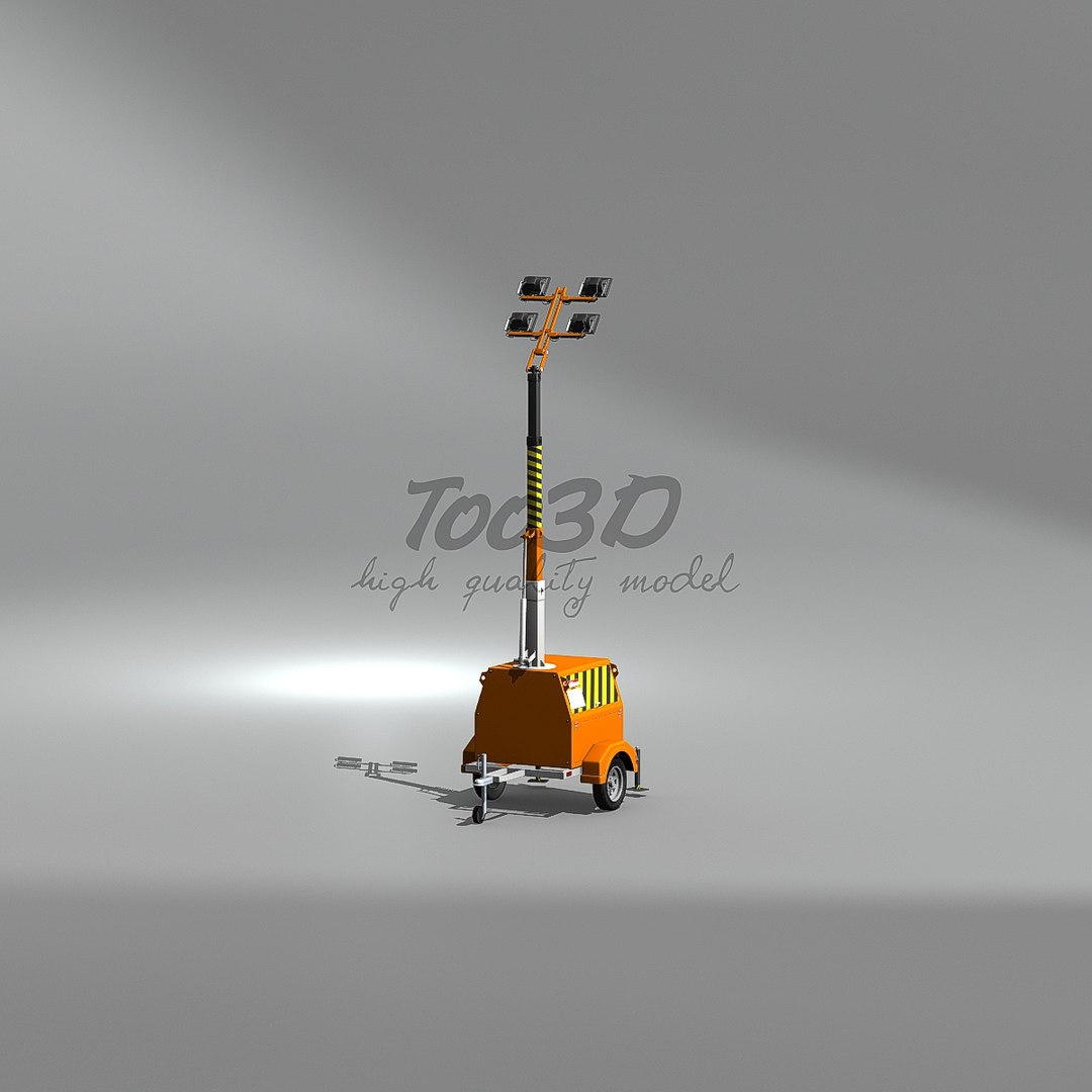 Light Tower 3d Model