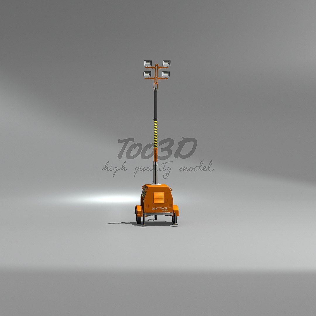 Light Tower 3d Model