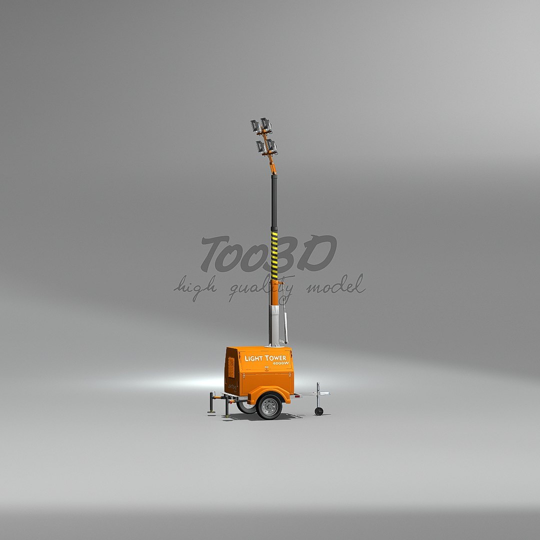 Light Tower 3d Model