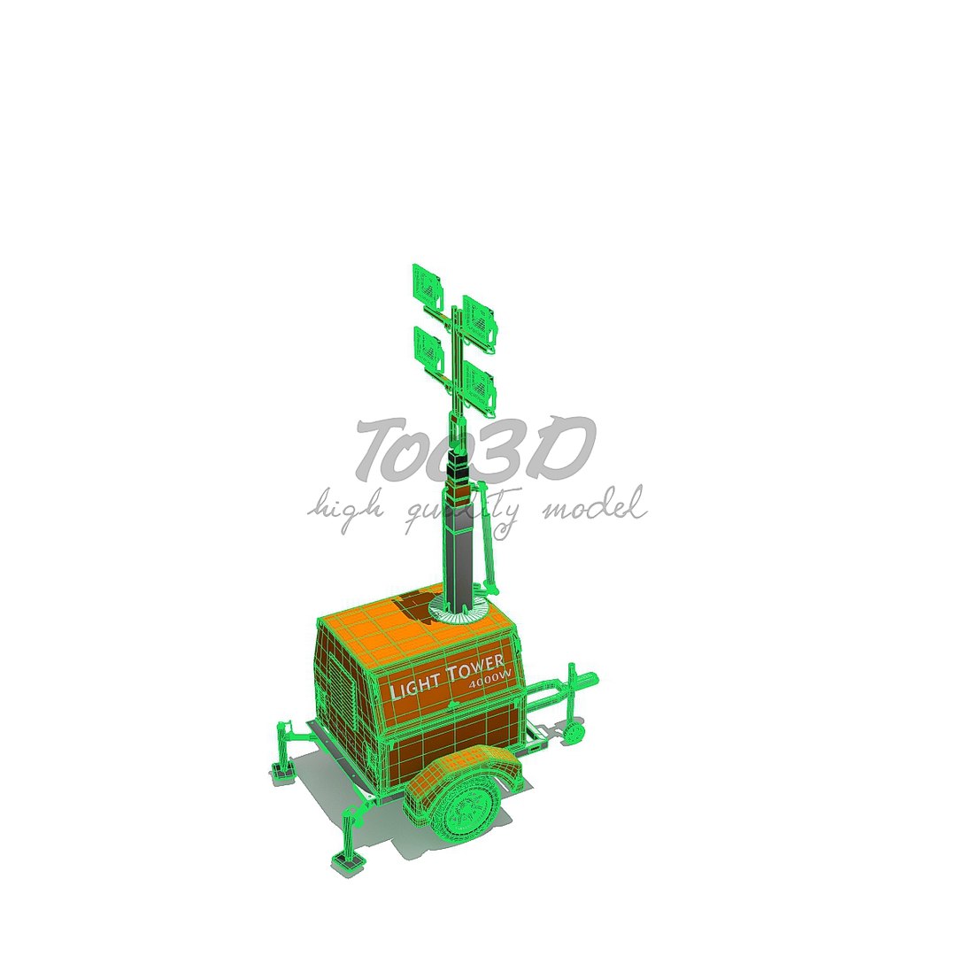 Light Tower 3d Model