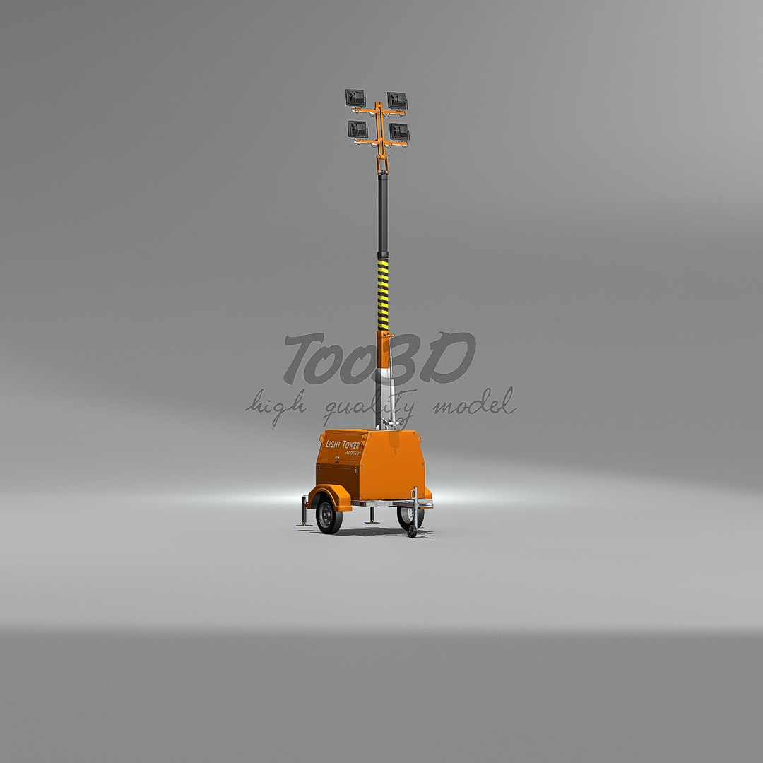 Light Tower 3d Model