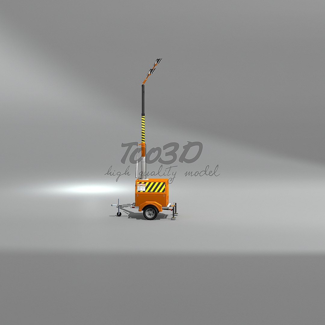 Light Tower 3d Model
