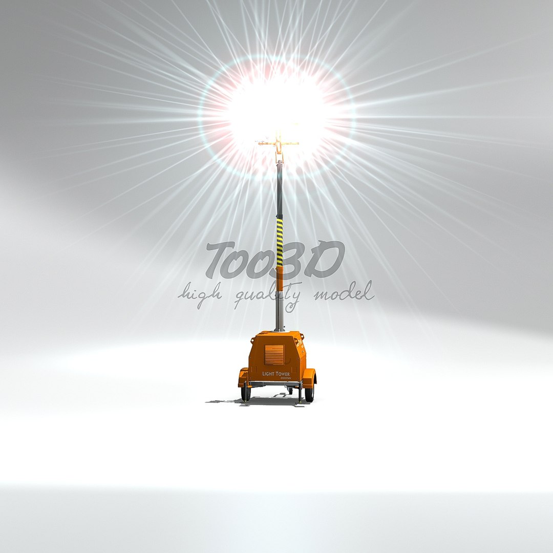 Light Tower 3d Model