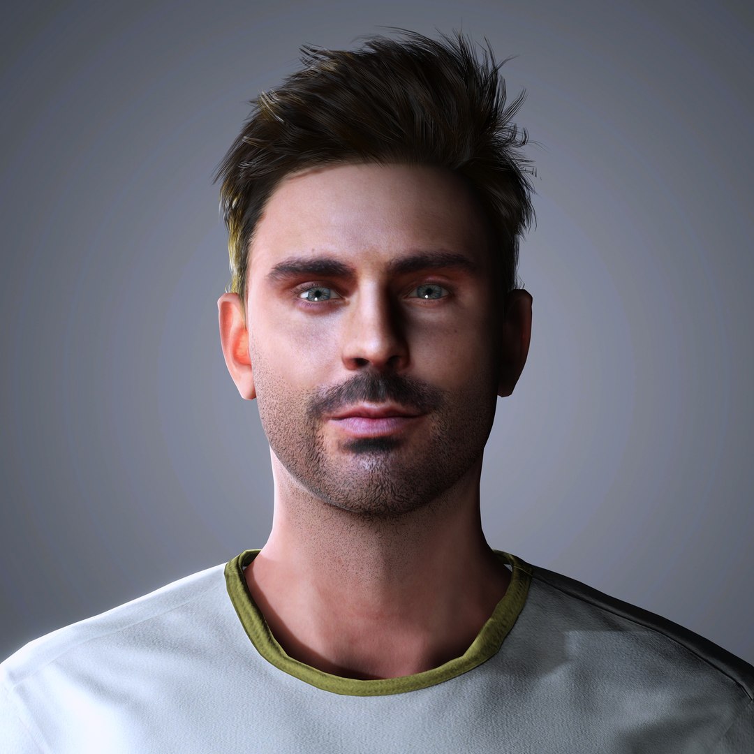 3D Zac Efron Character 3D Model - TurboSquid 2300992