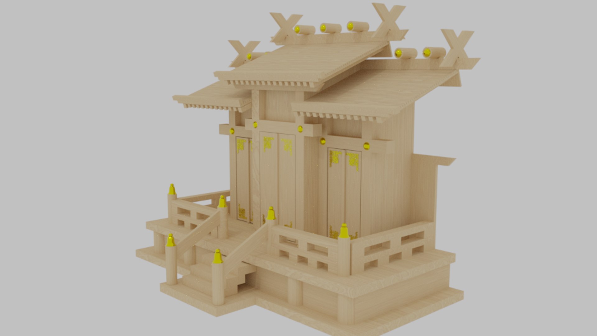 3D Kamidana - TurboSquid 1406010