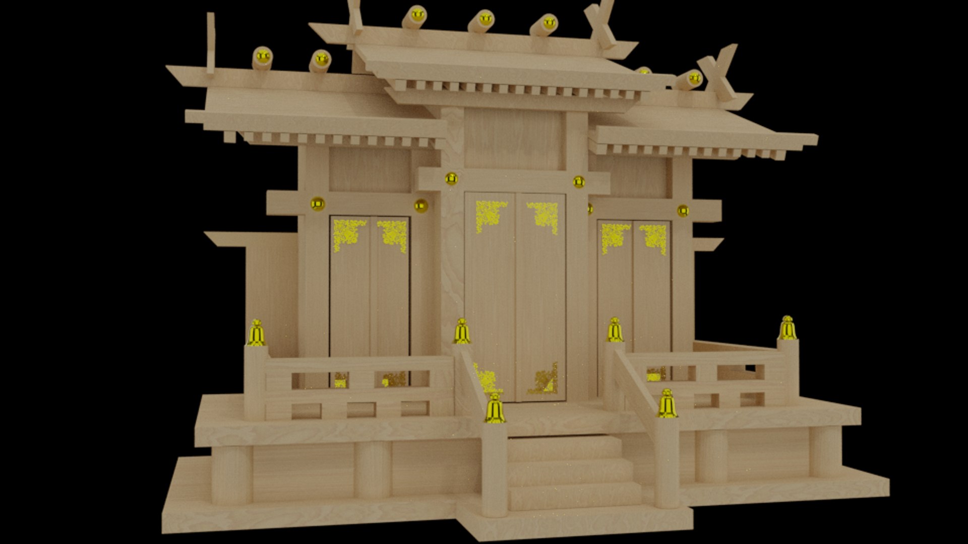 3D Kamidana - TurboSquid 1406010