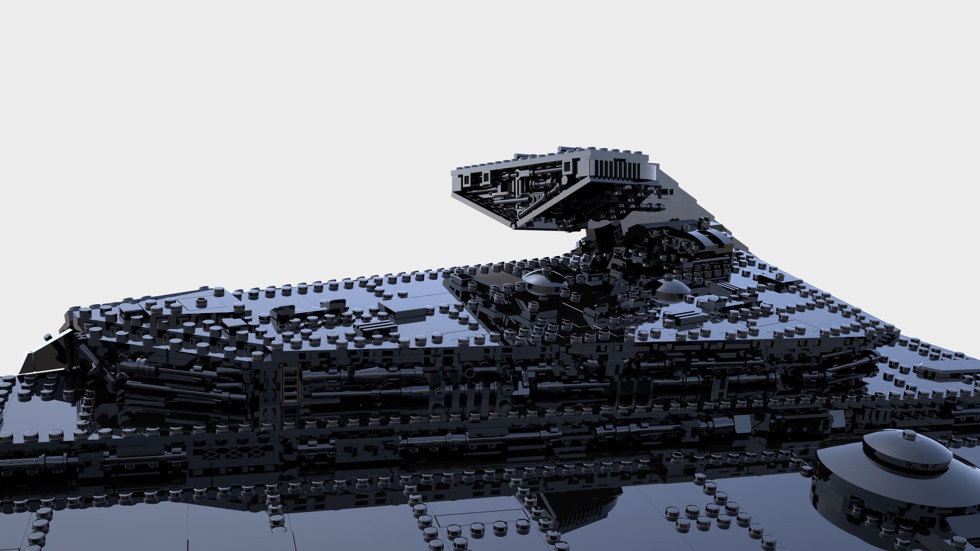 LEGO STAR WARS Eclipse - Class Star Dreadnought 3D Model 3D Model ...