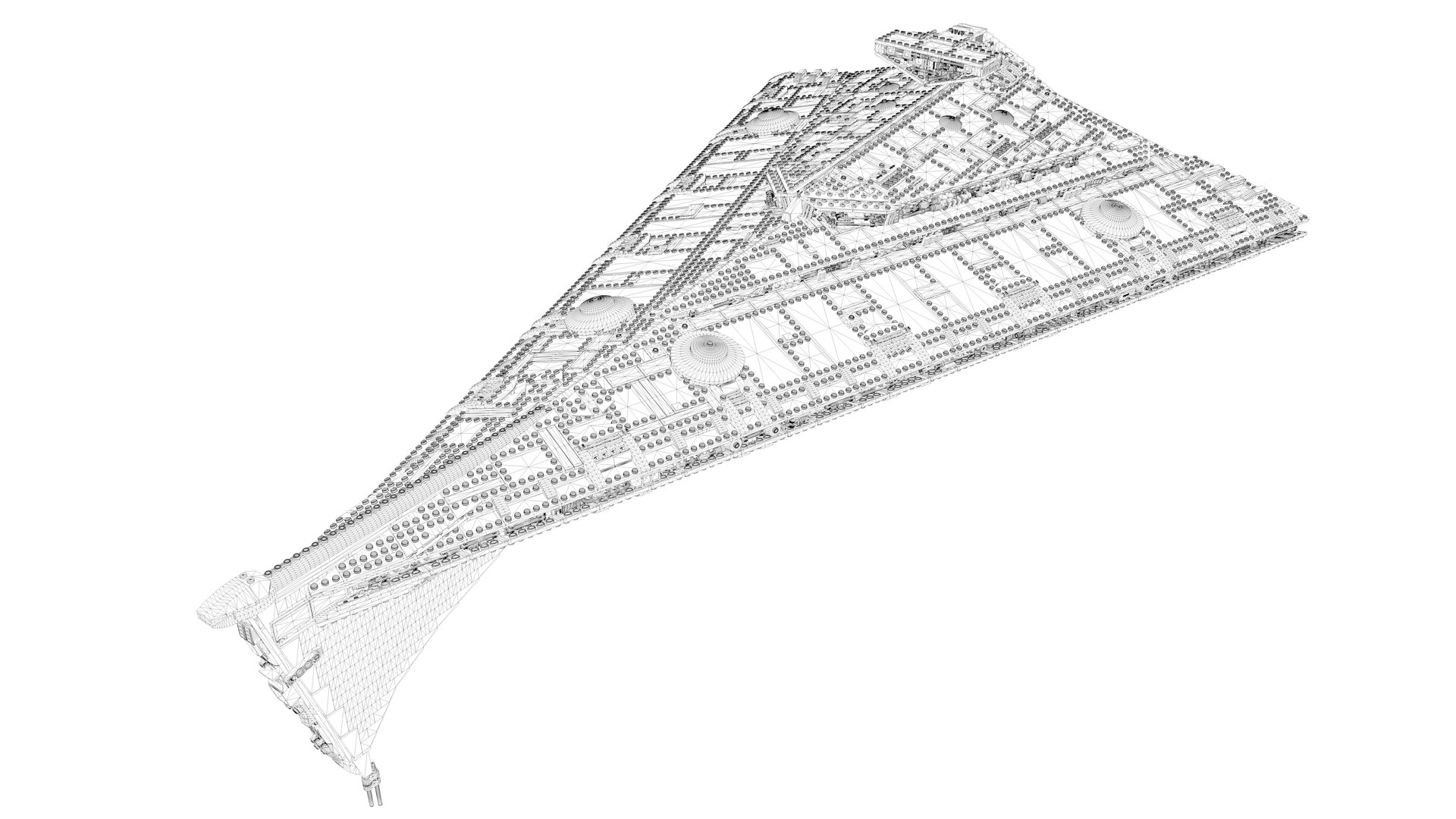 LEGO STAR WARS Eclipse - Class Star Dreadnought 3D Model 3D Model ...