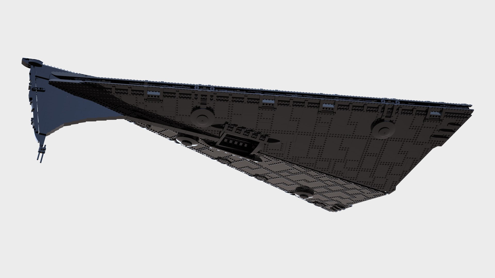 LEGO STAR WARS Eclipse - Class Star Dreadnought 3D Model 3D Model ...