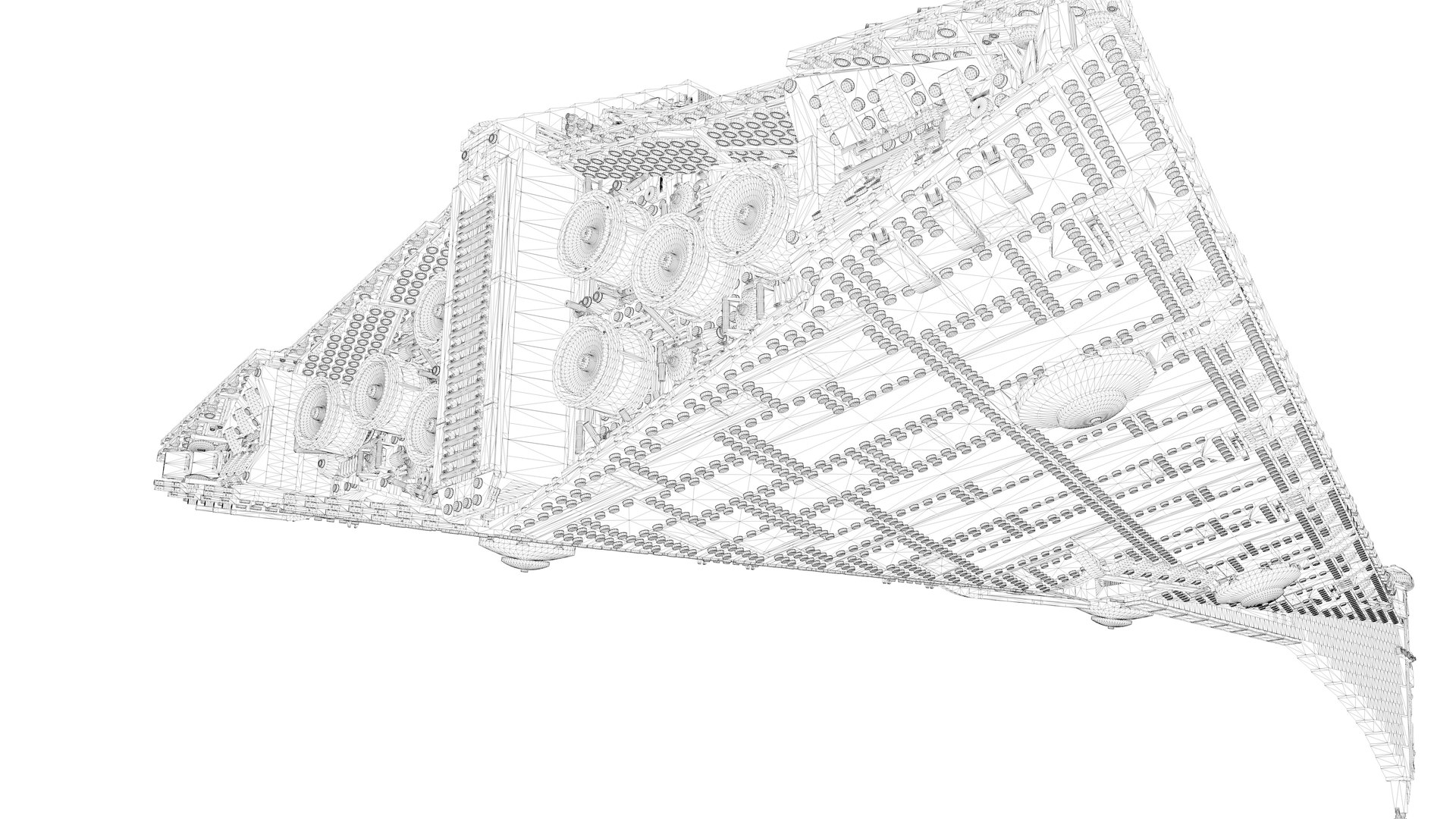 LEGO STAR WARS Eclipse - Class Star Dreadnought 3D Model 3D Model ...