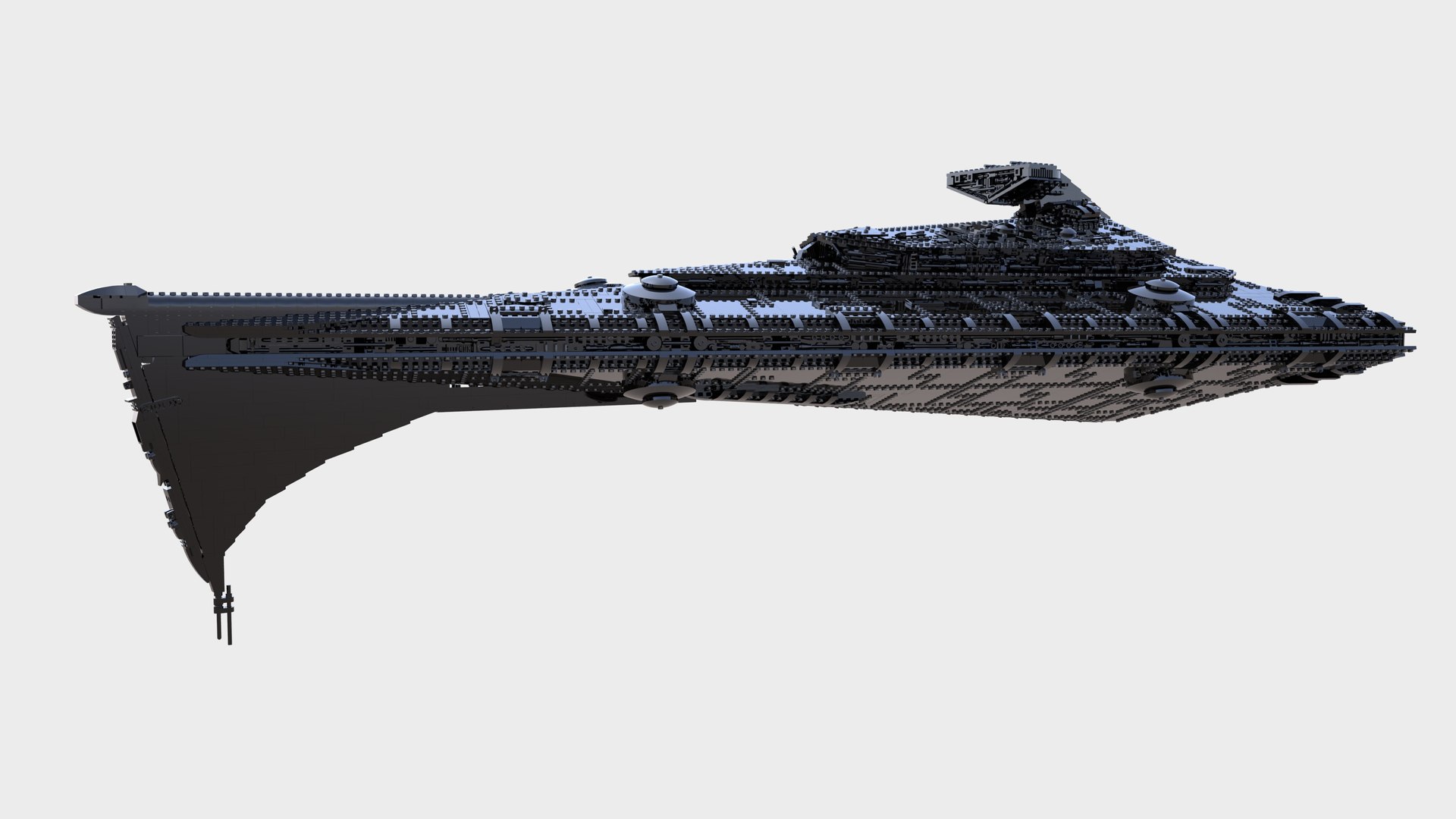 LEGO STAR WARS Eclipse - Class Star Dreadnought 3D Model 3D Model ...
