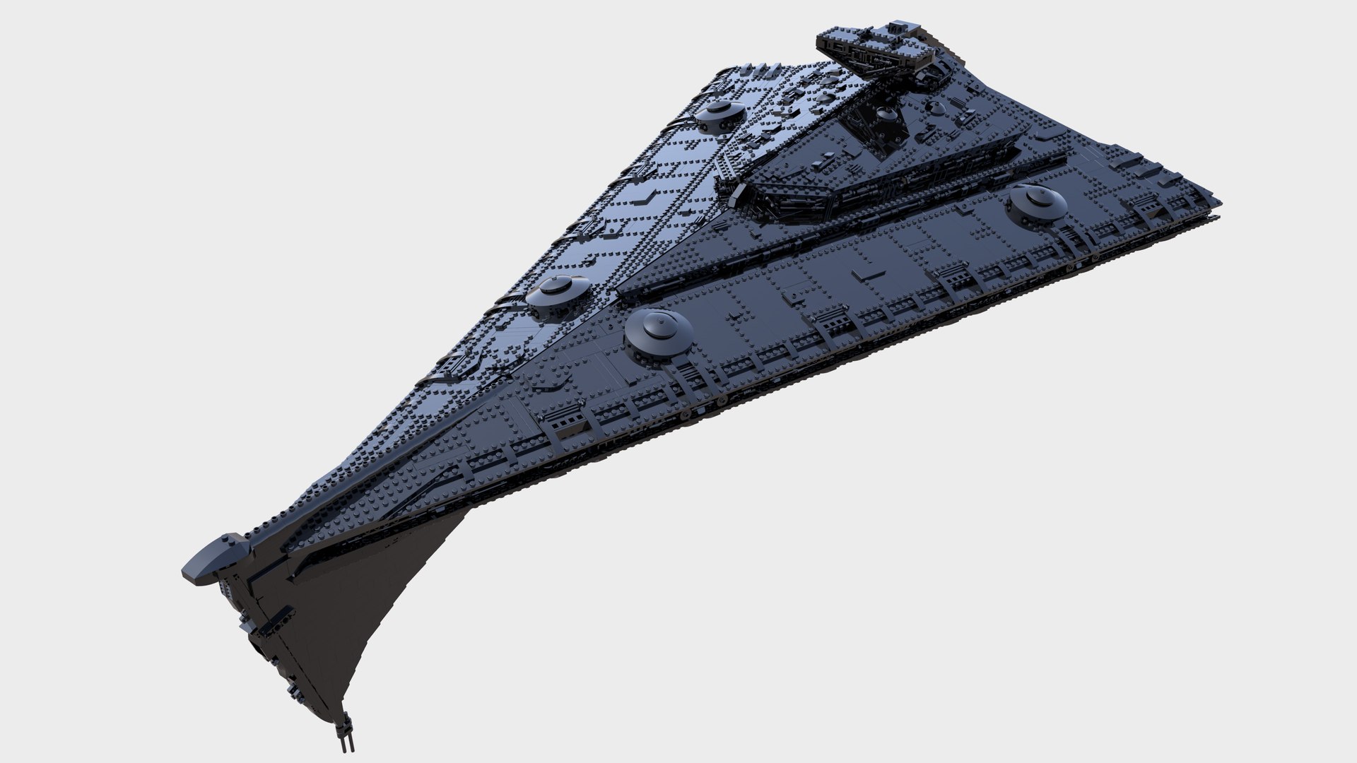 LEGO STAR WARS Eclipse - Class Star Dreadnought 3D Model 3D Model ...