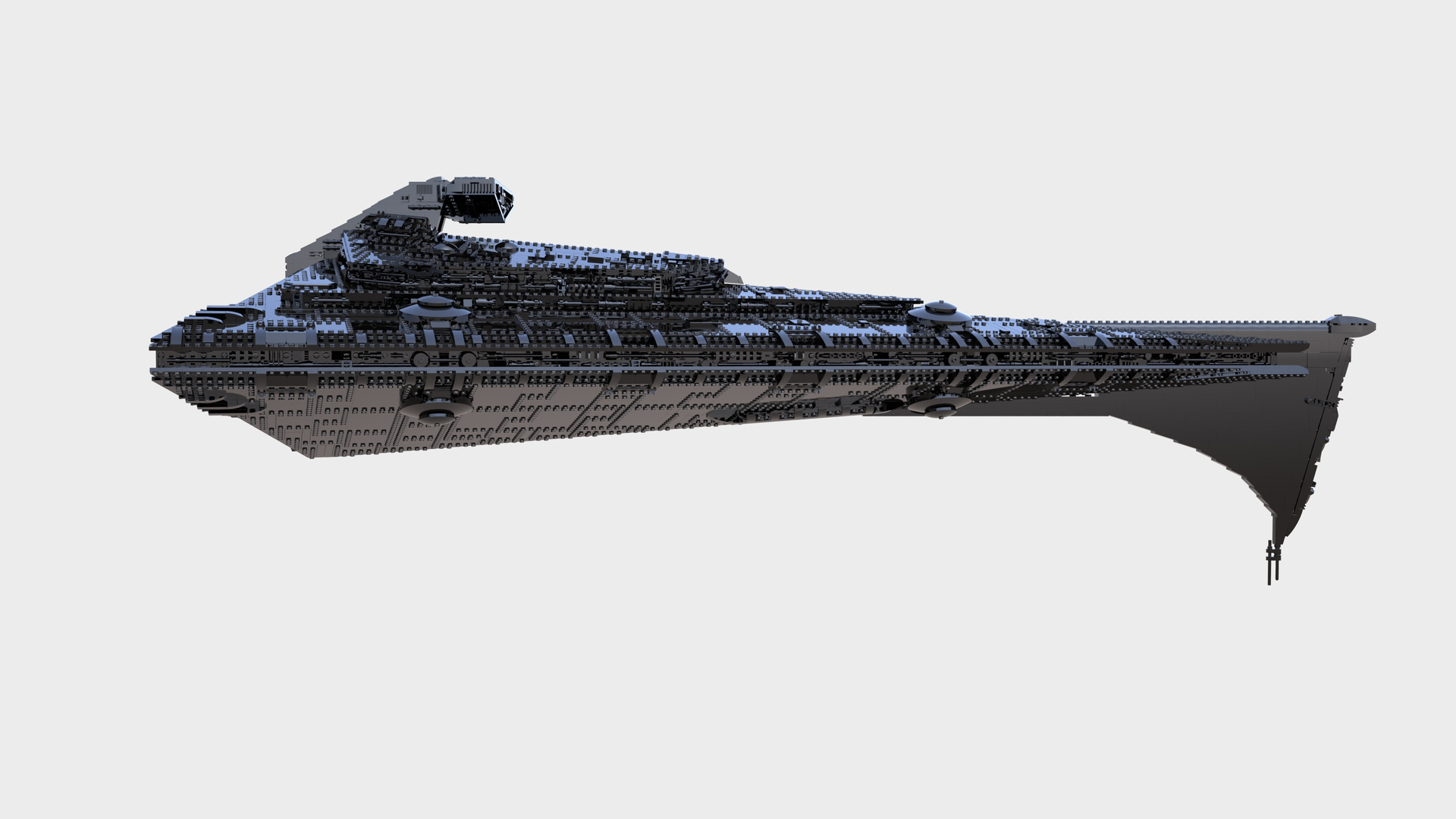 LEGO STAR WARS Eclipse - Class Star Dreadnought 3D Model 3D Model ...