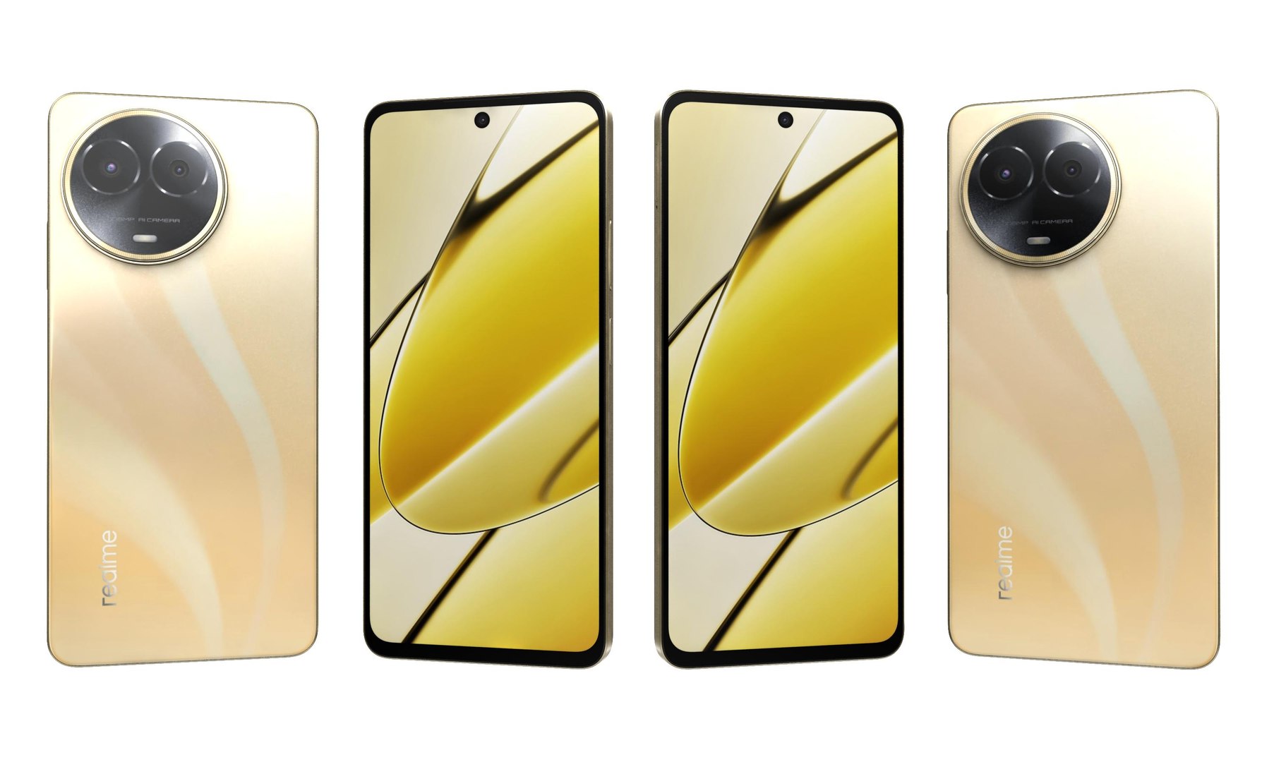 3D Realme 11 5G Black And Gold - TurboSquid 2119246