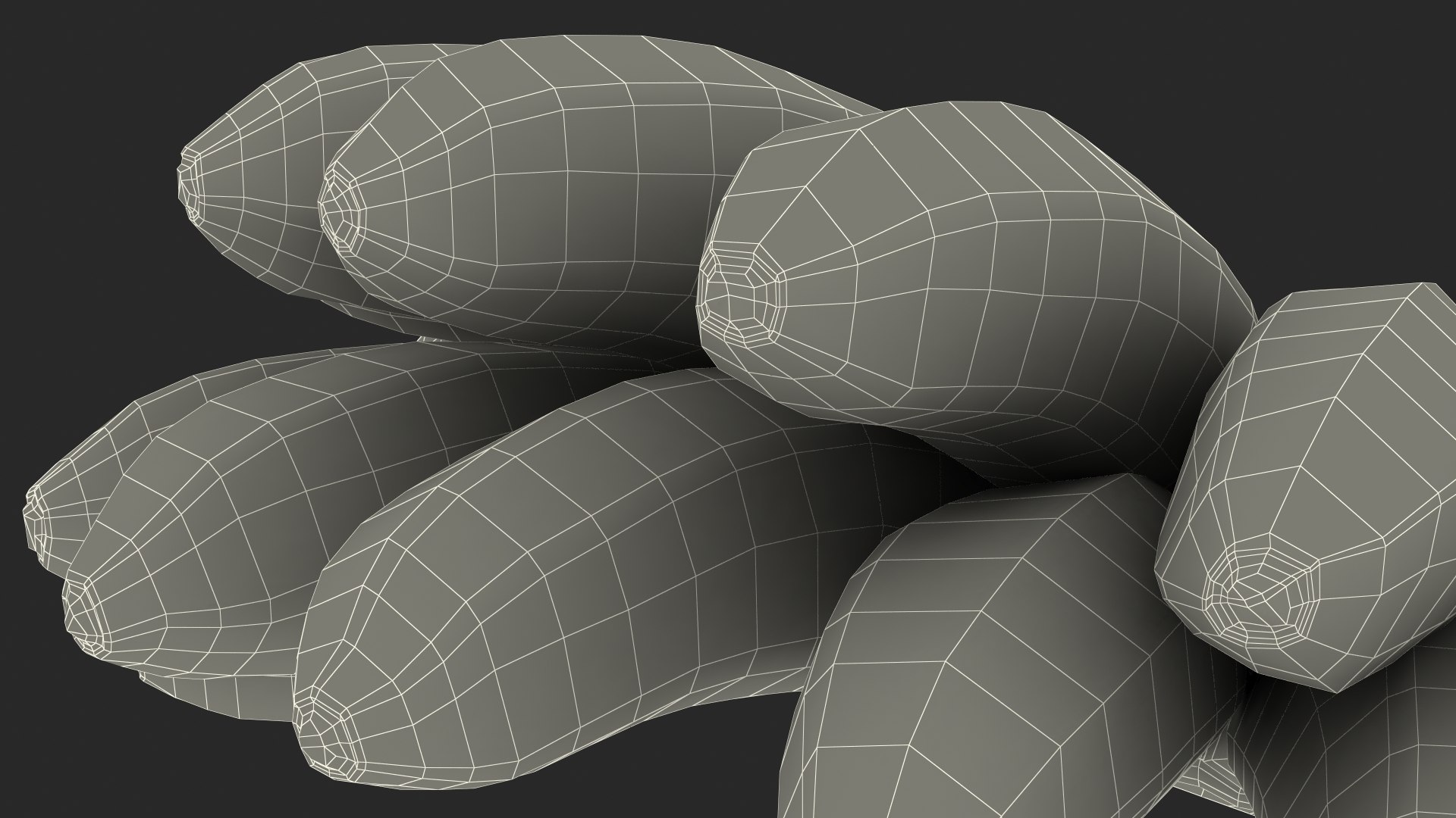 Old Ripe Banana Bunch model - TurboSquid 1806922