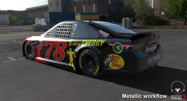 3D nascar race car furniture model - TurboSquid 1327488