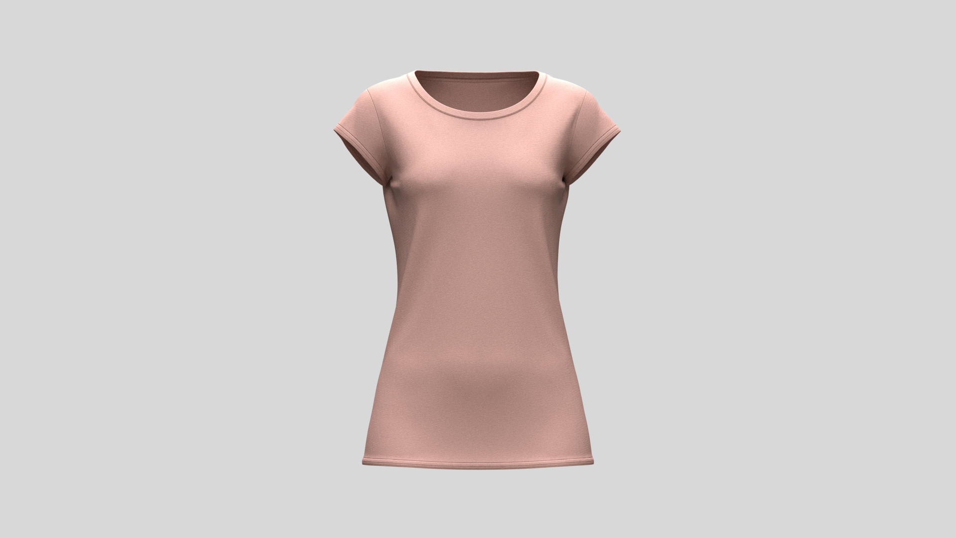 Tops Tee Casual Short Sleeve 3D Model - TurboSquid 2026424