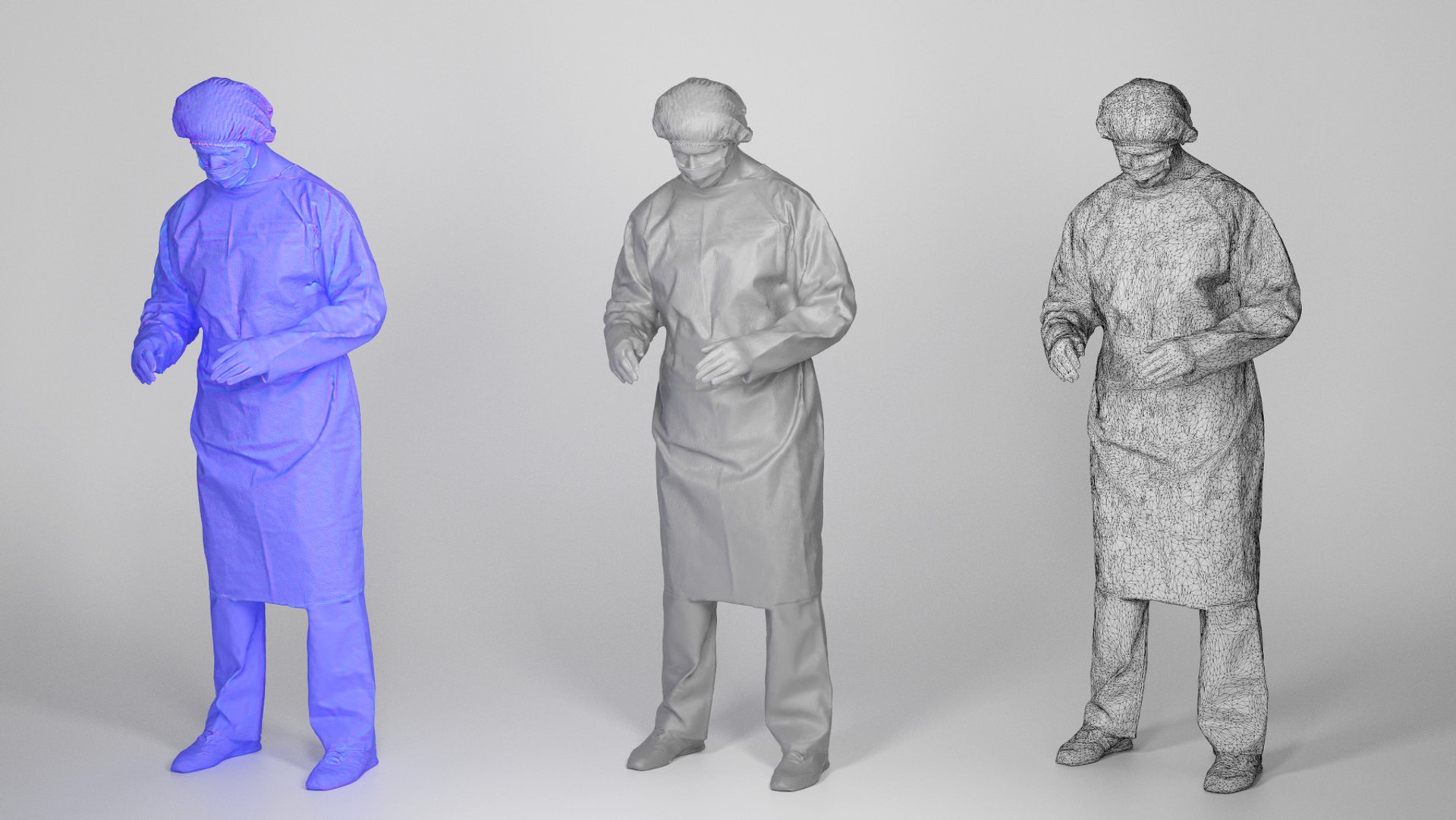 Medical Operation Team Bundle 27 3D Model - TurboSquid 2105155