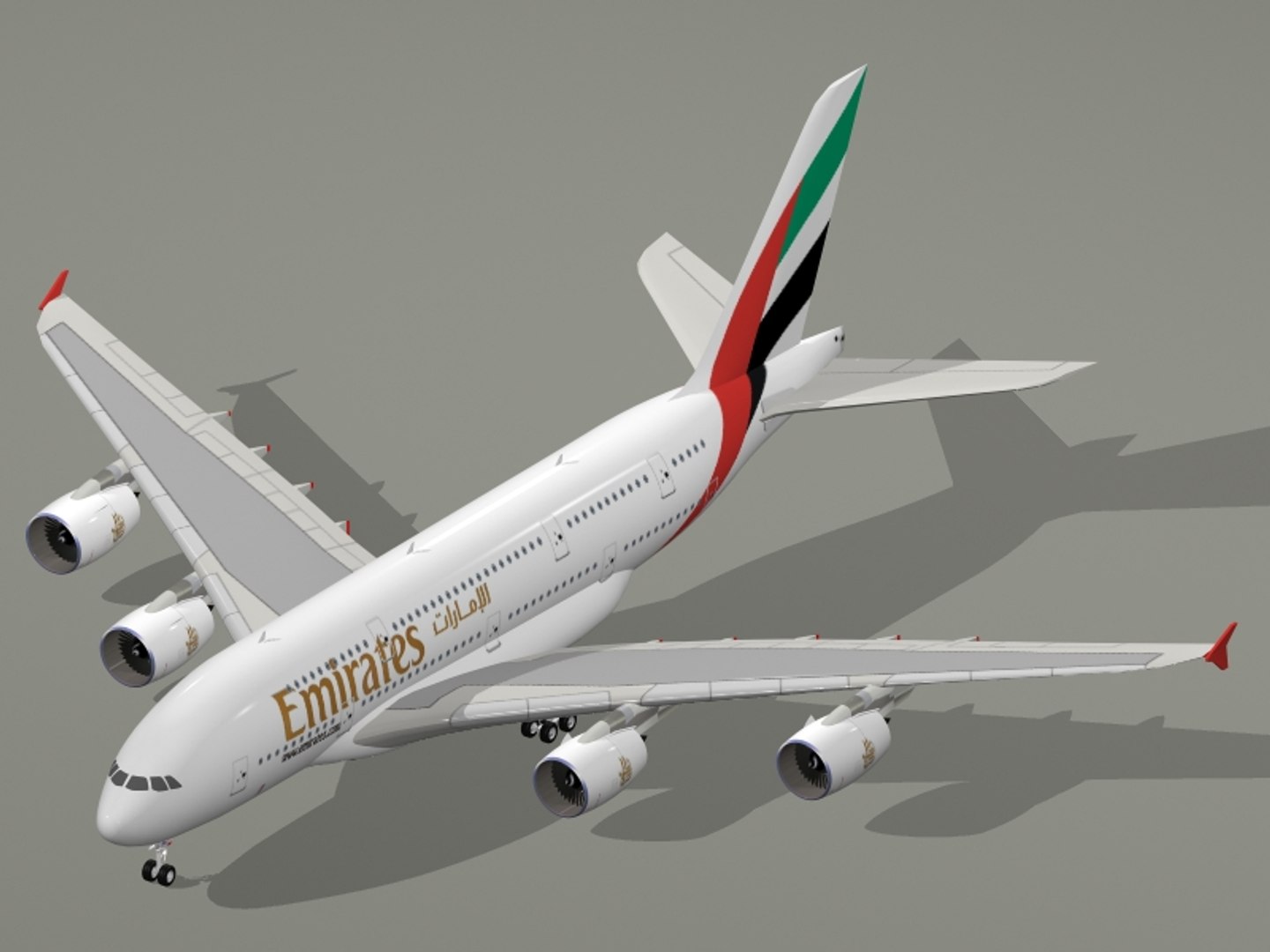 Max Airbus A380-800 Emirates Airline