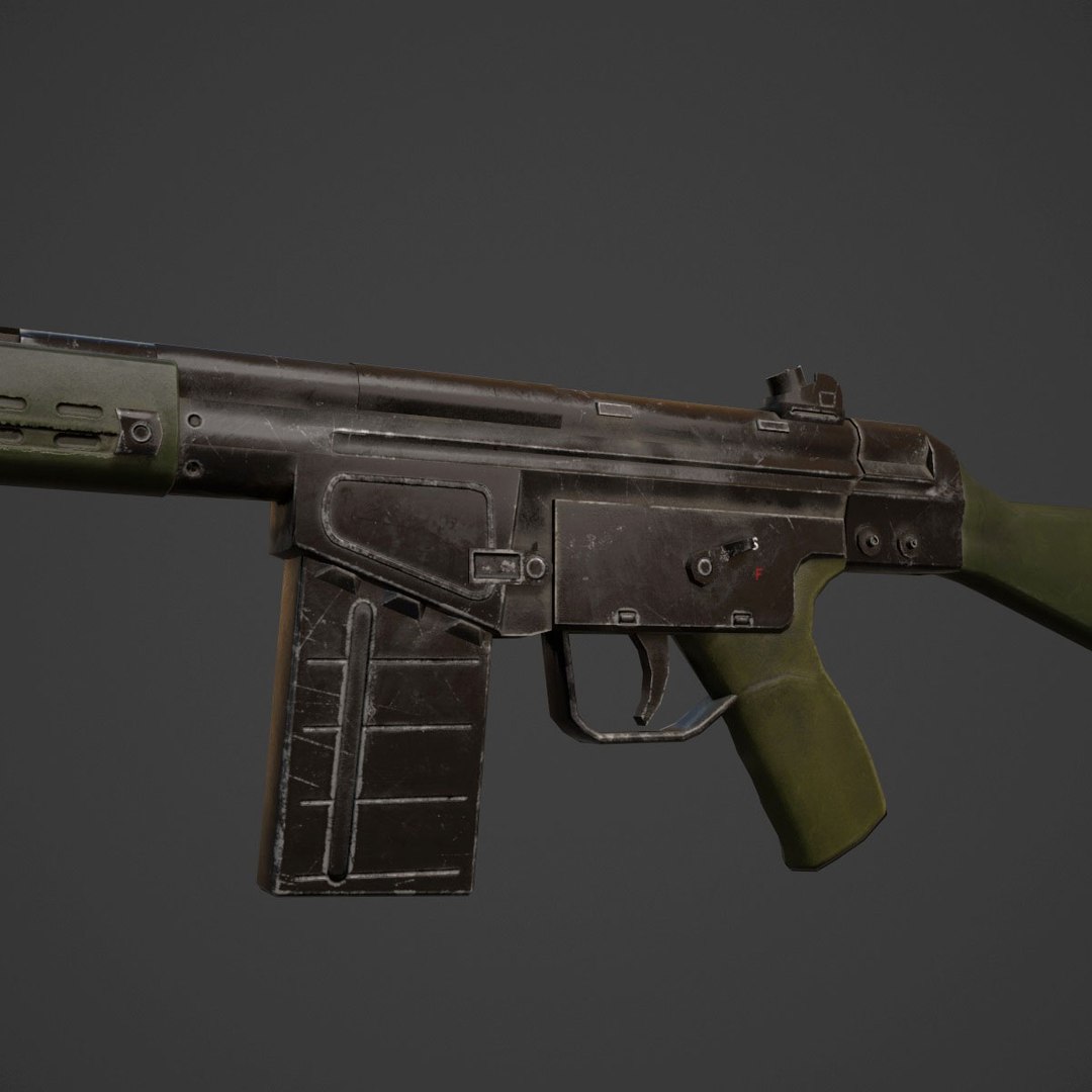 G3 G3a3 Assault 3D Model - TurboSquid 1169628