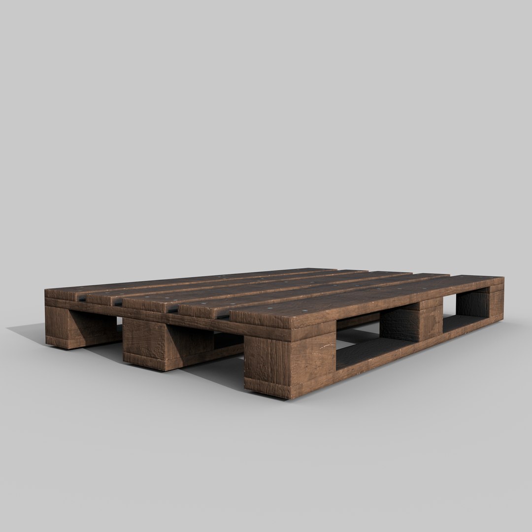 Wooden Pallet 3D - TurboSquid 2083277